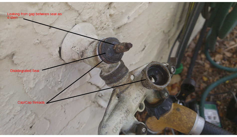 Garden hose spigot - help with threads or replacement parts